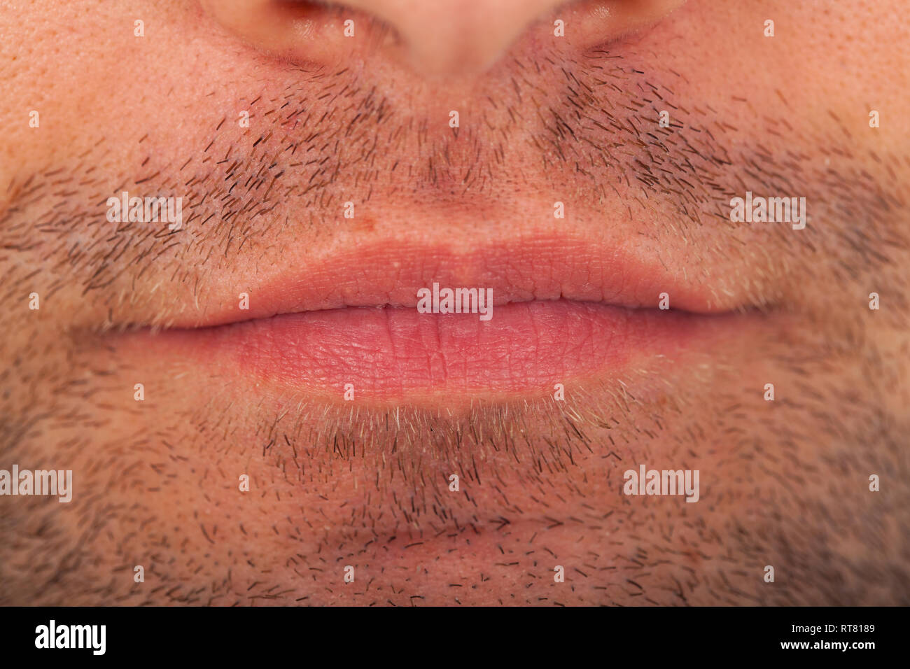Unshaven mans face hi-res stock photography and images - Alamy