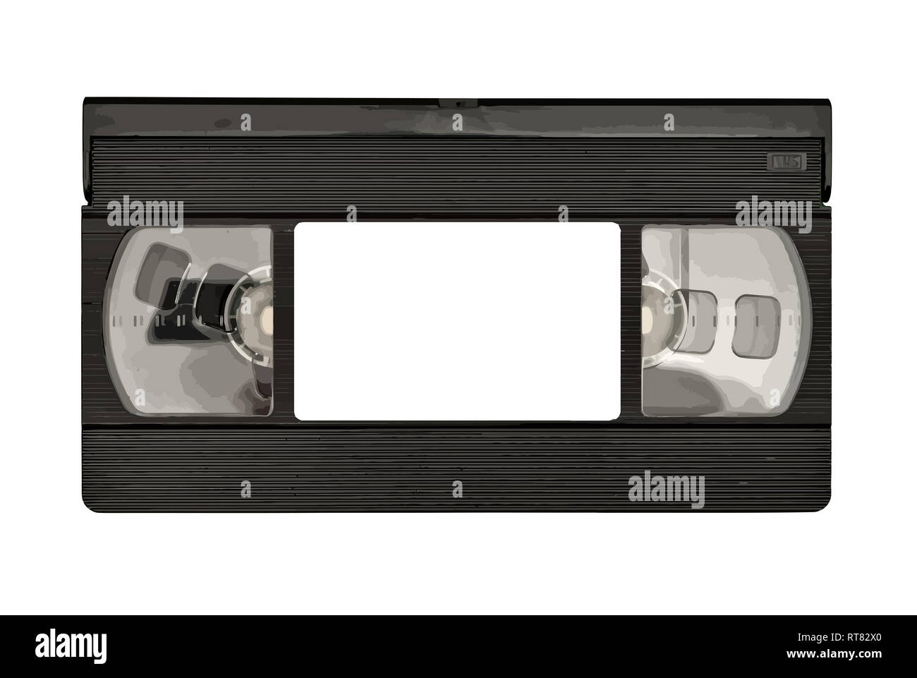 tape vhs vinatge object illustration videotape Stock Photo - Alamy