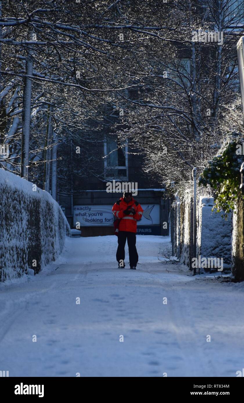 Aberdeen street snow hi-res stock photography and images - Alamy