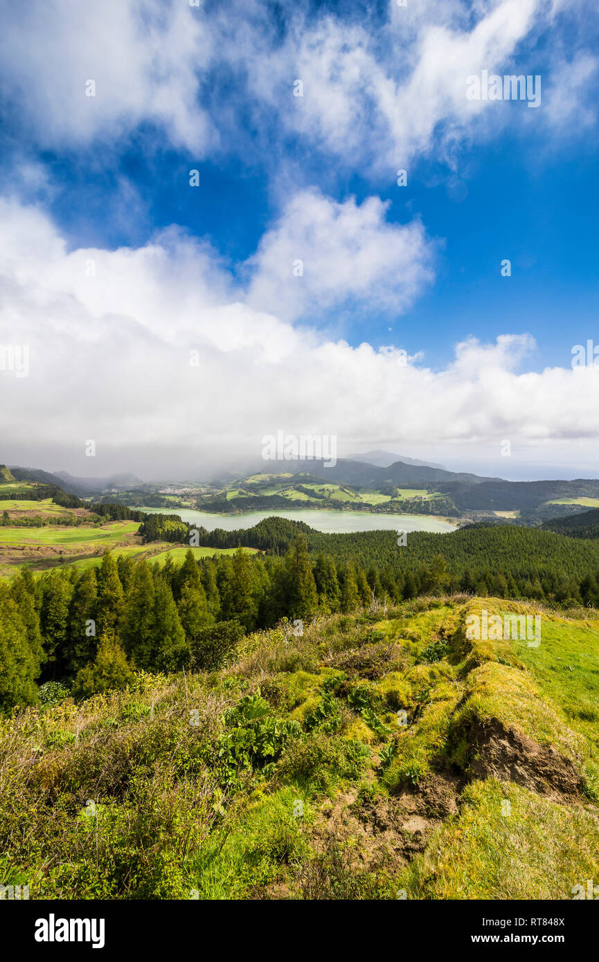 Portugal, Azores, Sao Miguel, Furnas lake Stock Photo - Alamy
