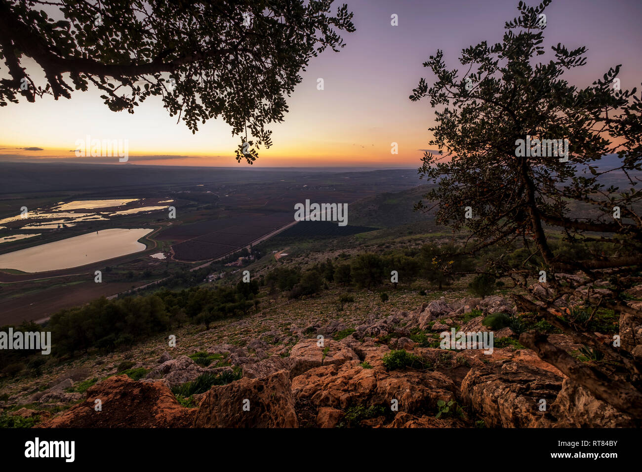 View hula valley landscape hi-res stock photography and images - Alamy