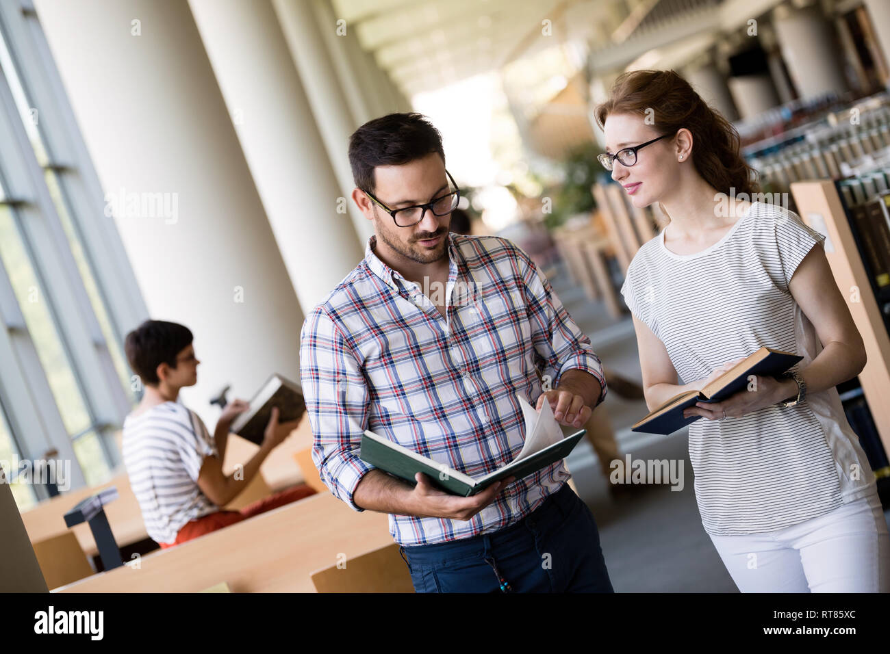 people, knowledge, education and school concept Stock Photo - Alamy
