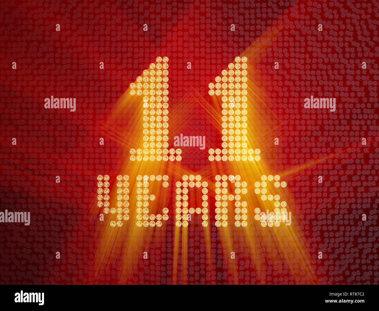 Golden number eleven years (number 11 years) dotted font, top view ...
