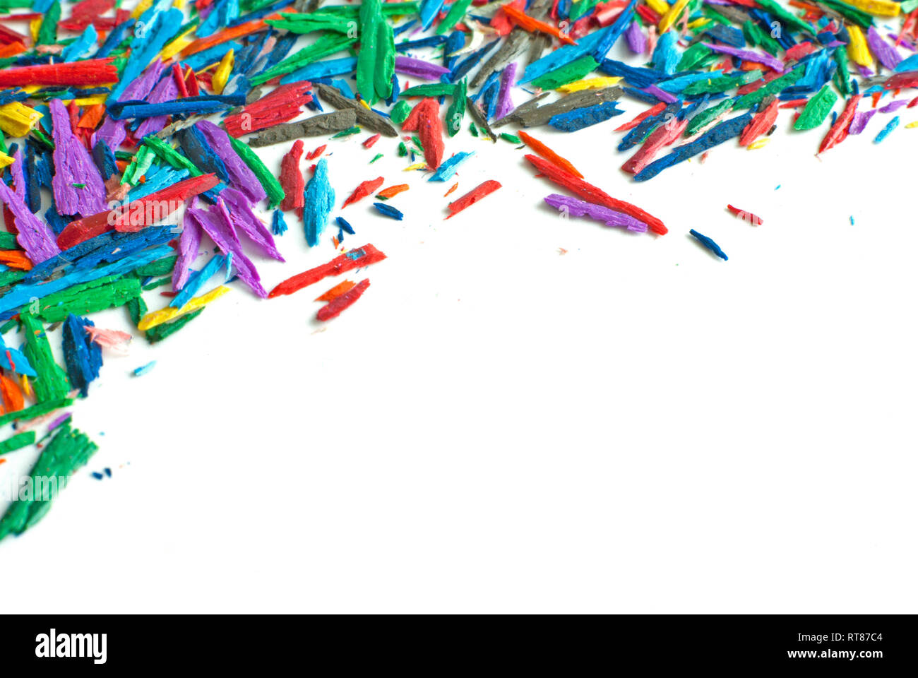 Color chip of colored pencils from Crayon Stock Photo - Alamy
