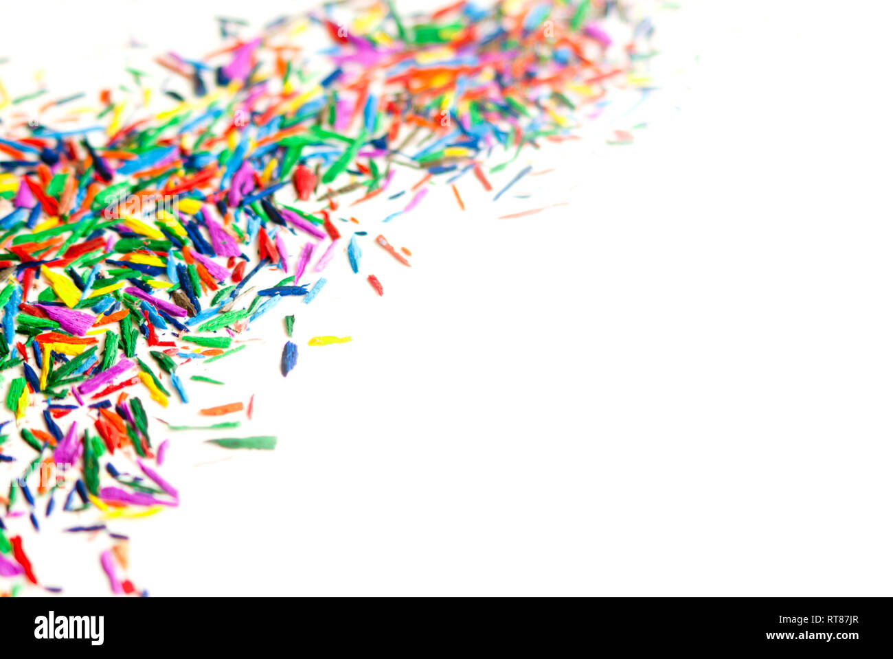Color chip of colored pencils from Crayon Stock Photo - Alamy