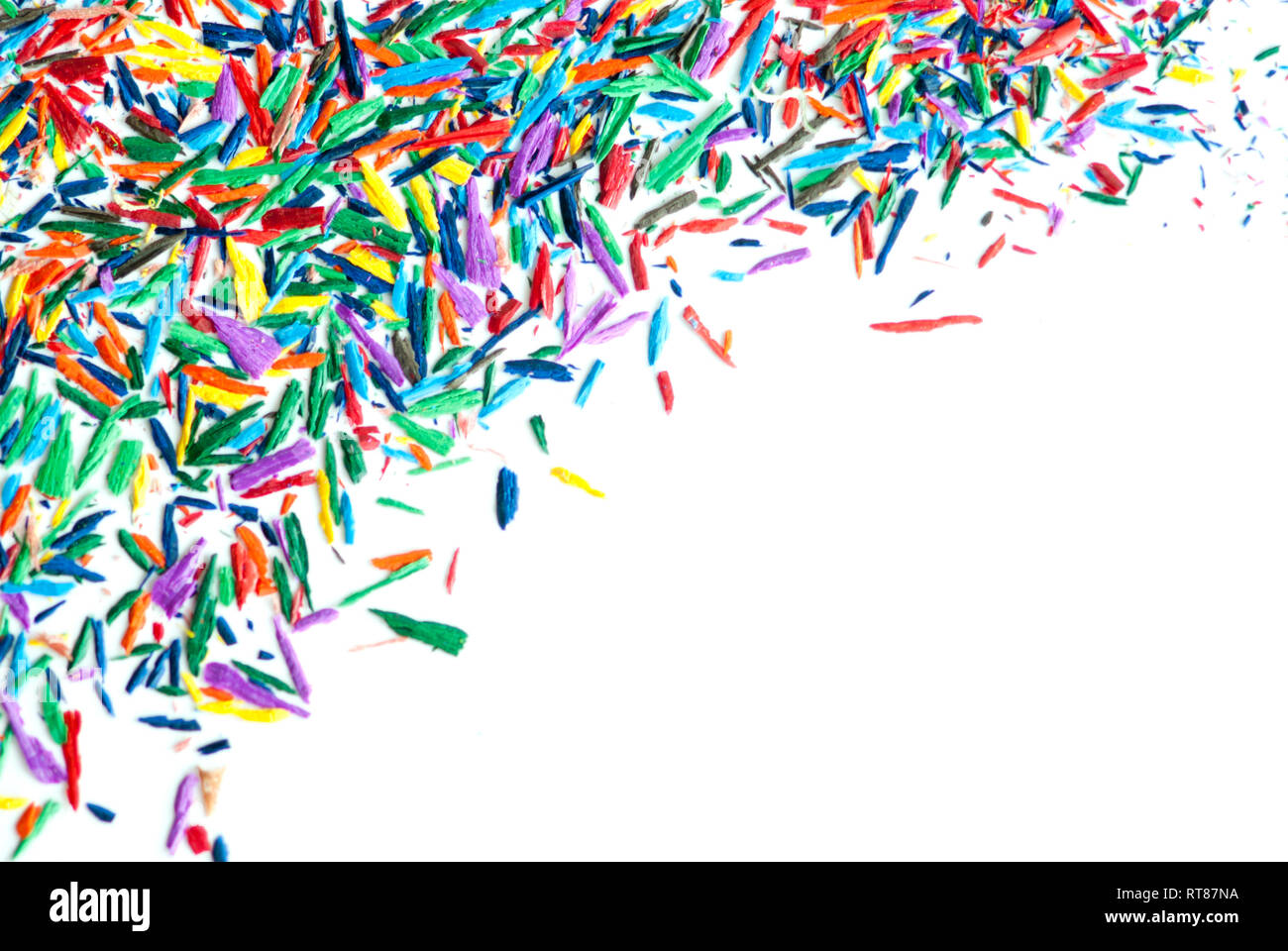 Color chip of colored pencils from Crayon Stock Photo - Alamy