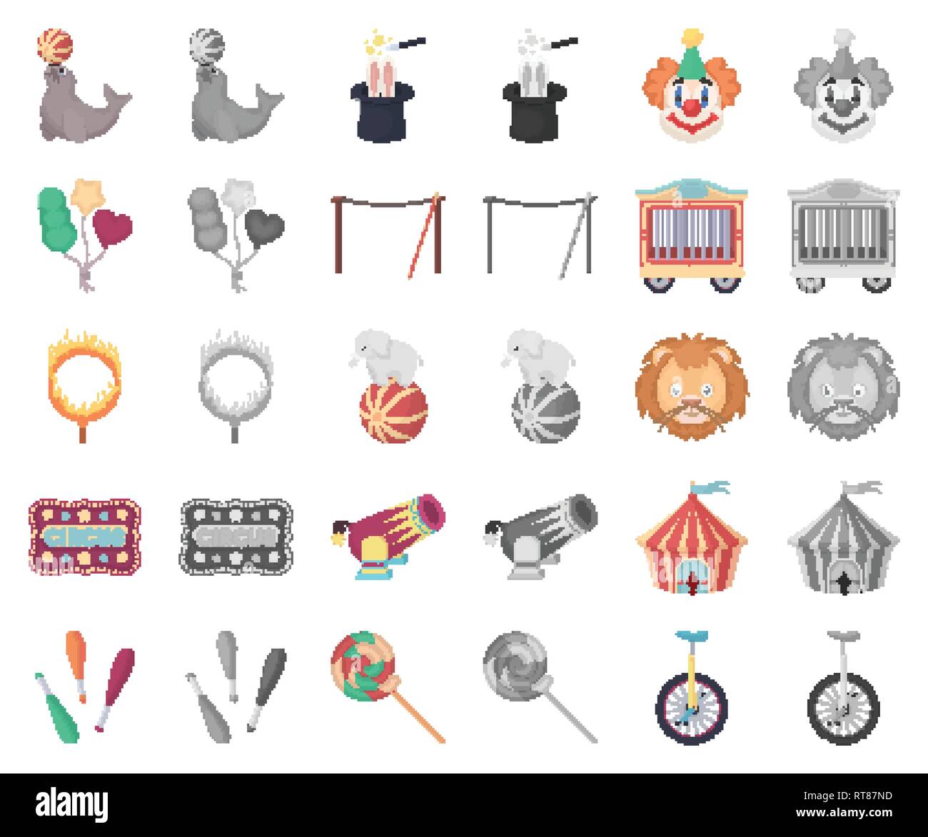 Burning lollipop Stock Vector Images - Alamy