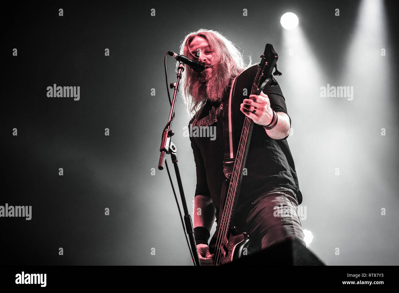 Troy sanders bassist singer mastodon live hi-res stock photography and ...