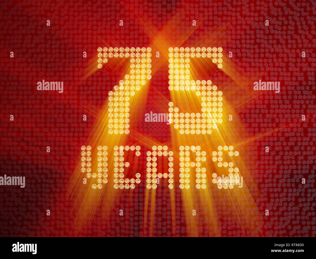 Golden number seventy-five years (number 75 years) dotted font, top ...