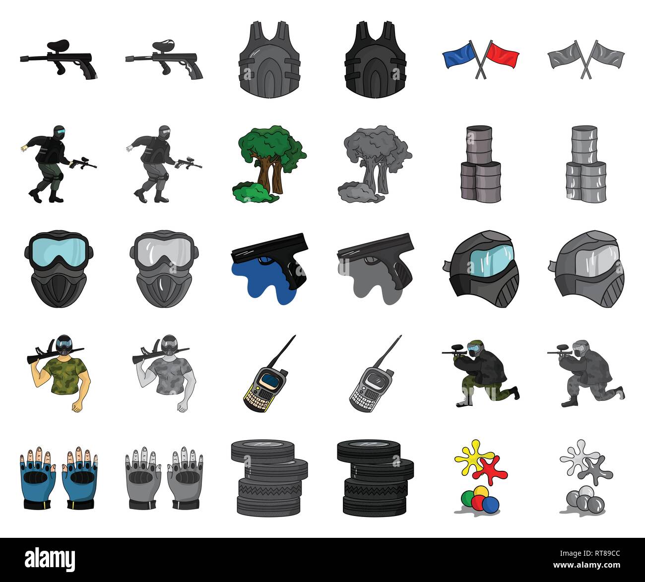 art,balls,barrels,barricade,blue,cartoon,monochrom,collection ...