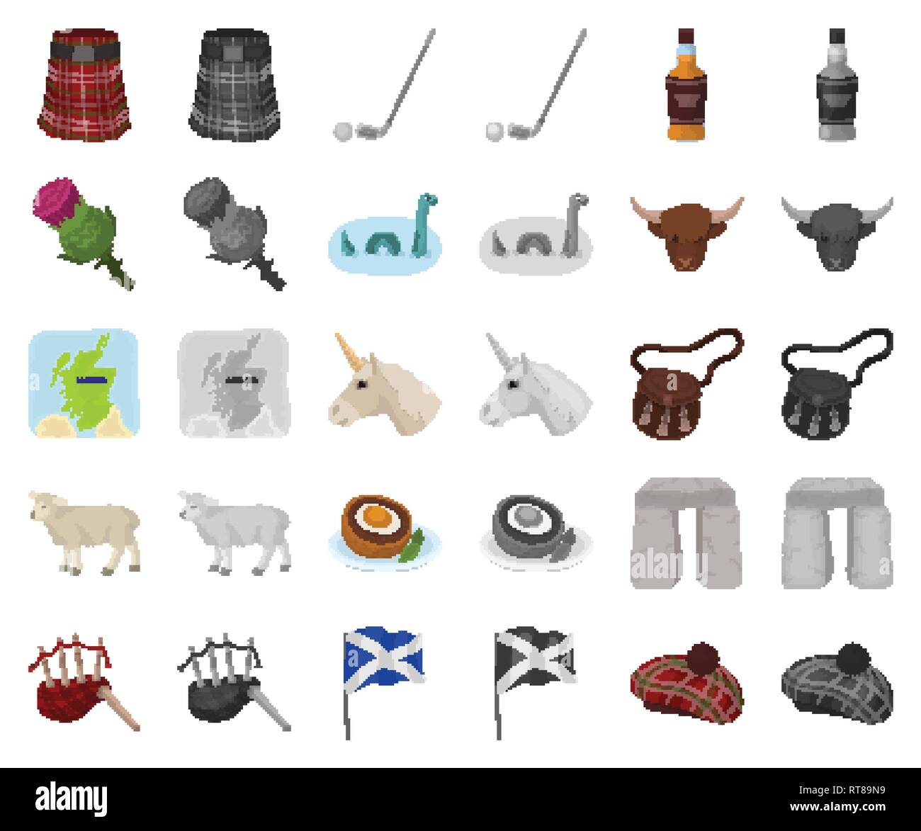 Loch ness monster icon vector vectors hi-res stock photography and ...