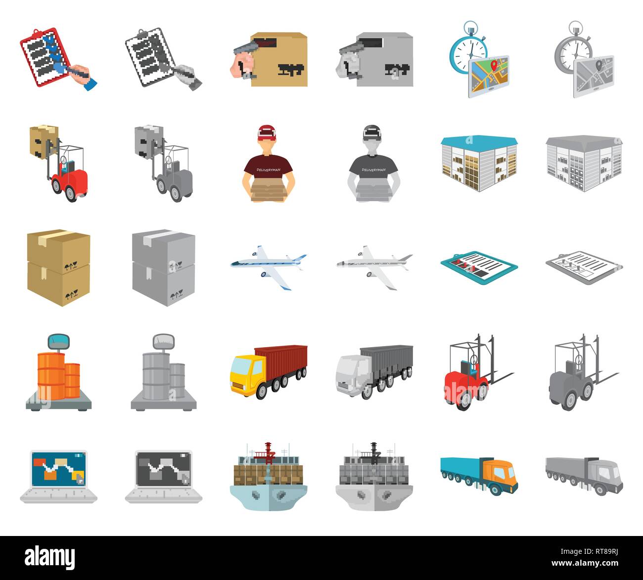 Cargo marking vector vectors hi-res stock photography and images - Alamy