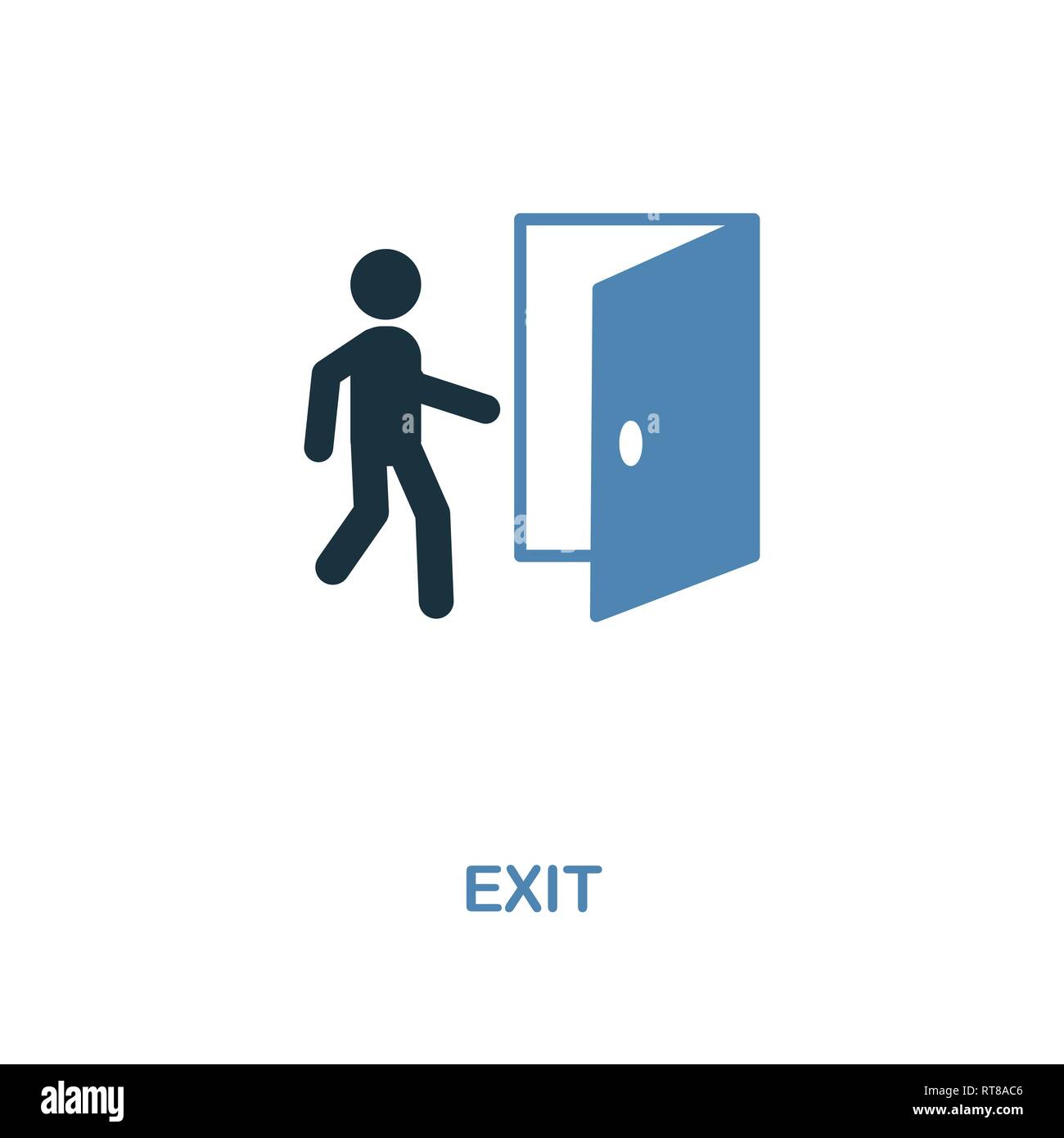 Emergency Exit Icon High Resolution Stock Photography and Images - Alamy