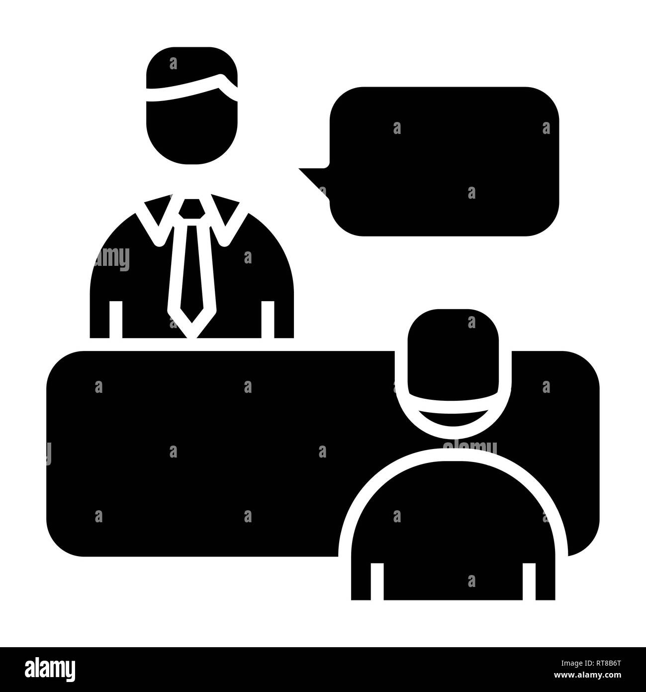 Interview symbol hi-res stock photography and images - Alamy