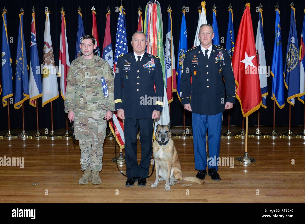 From left to right- SPC Hunter Smith, BG Russell Crane, MWD Cheyanne ...