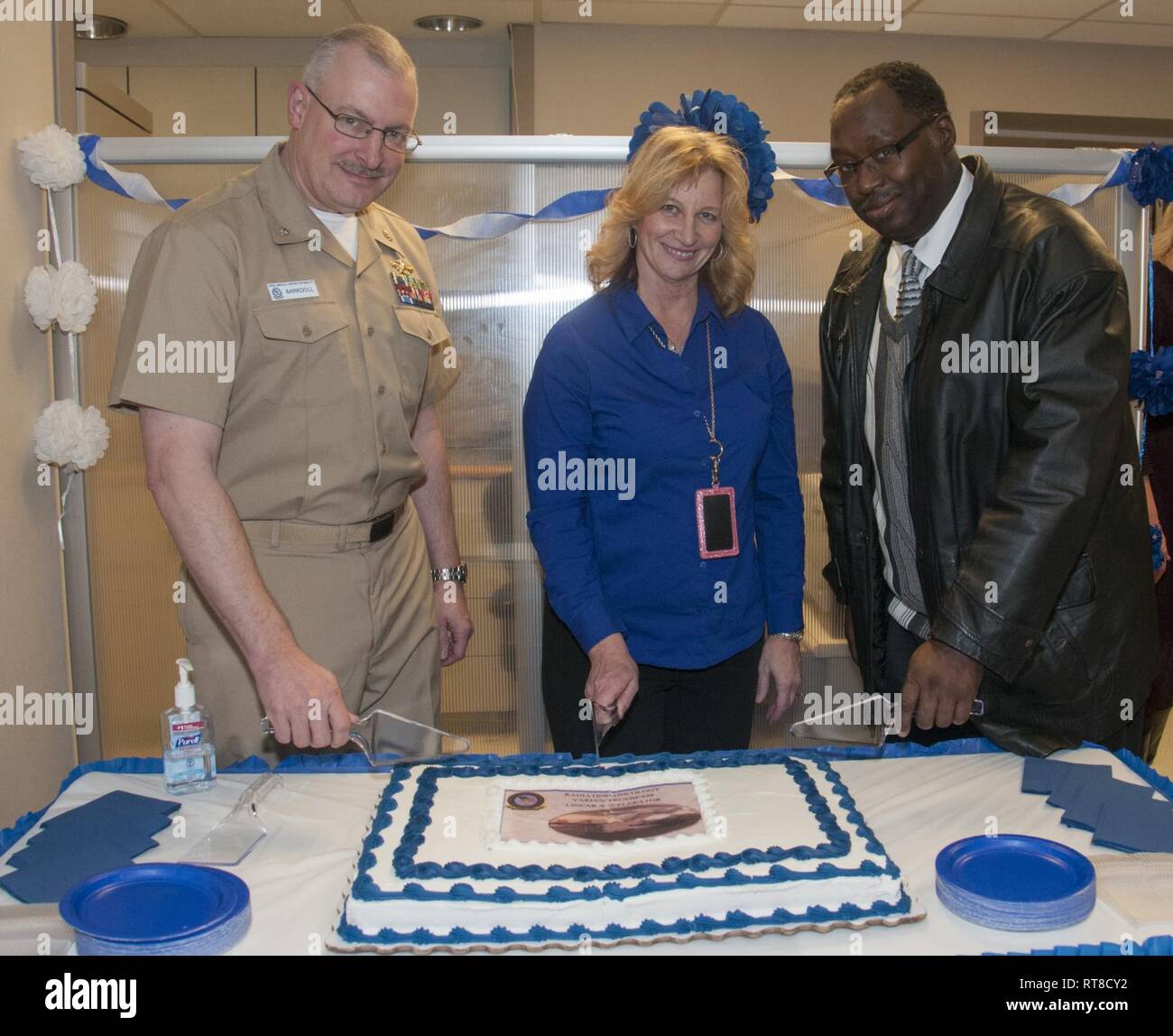 Portsmouth, Va. From left, Cmdr. Timothy Barkdoll, the Radiation ...