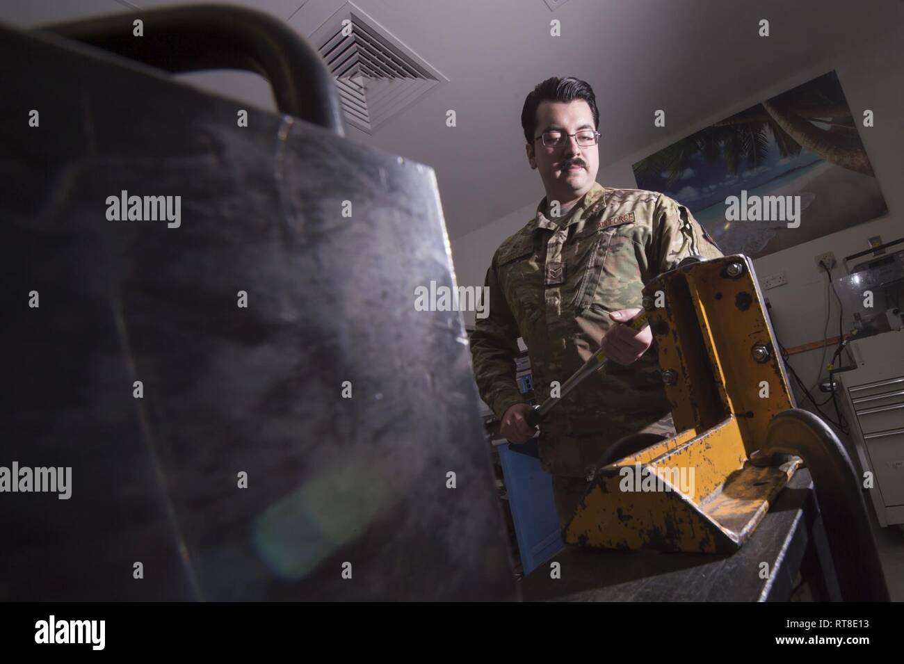 Senior Airman Javier Ortega, 379th Expeditionary Maintenance Squadron ...