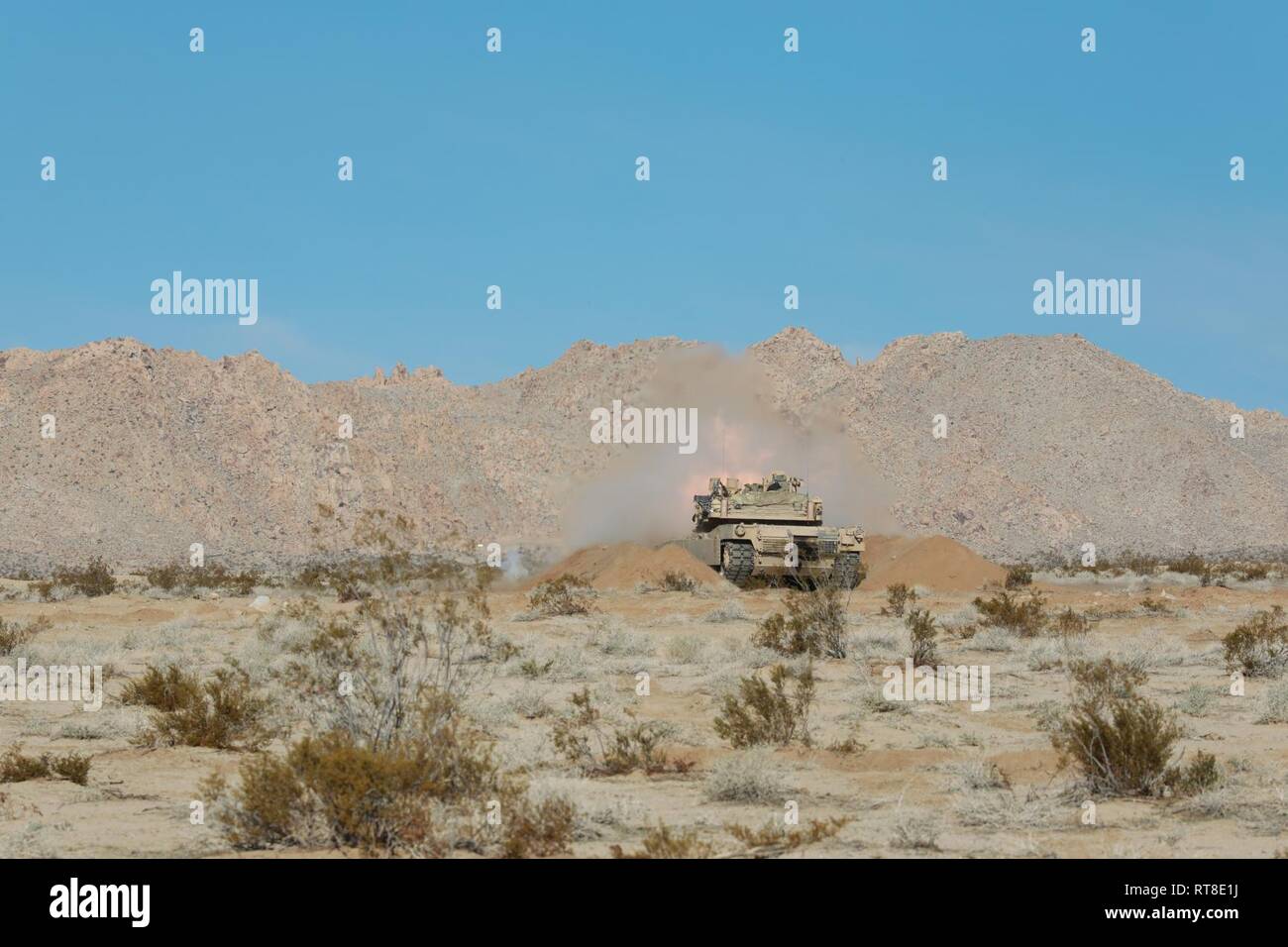 A U.S. Army M1A2 Abrams tank assigned to 3rd Armored Brigade Combat ...