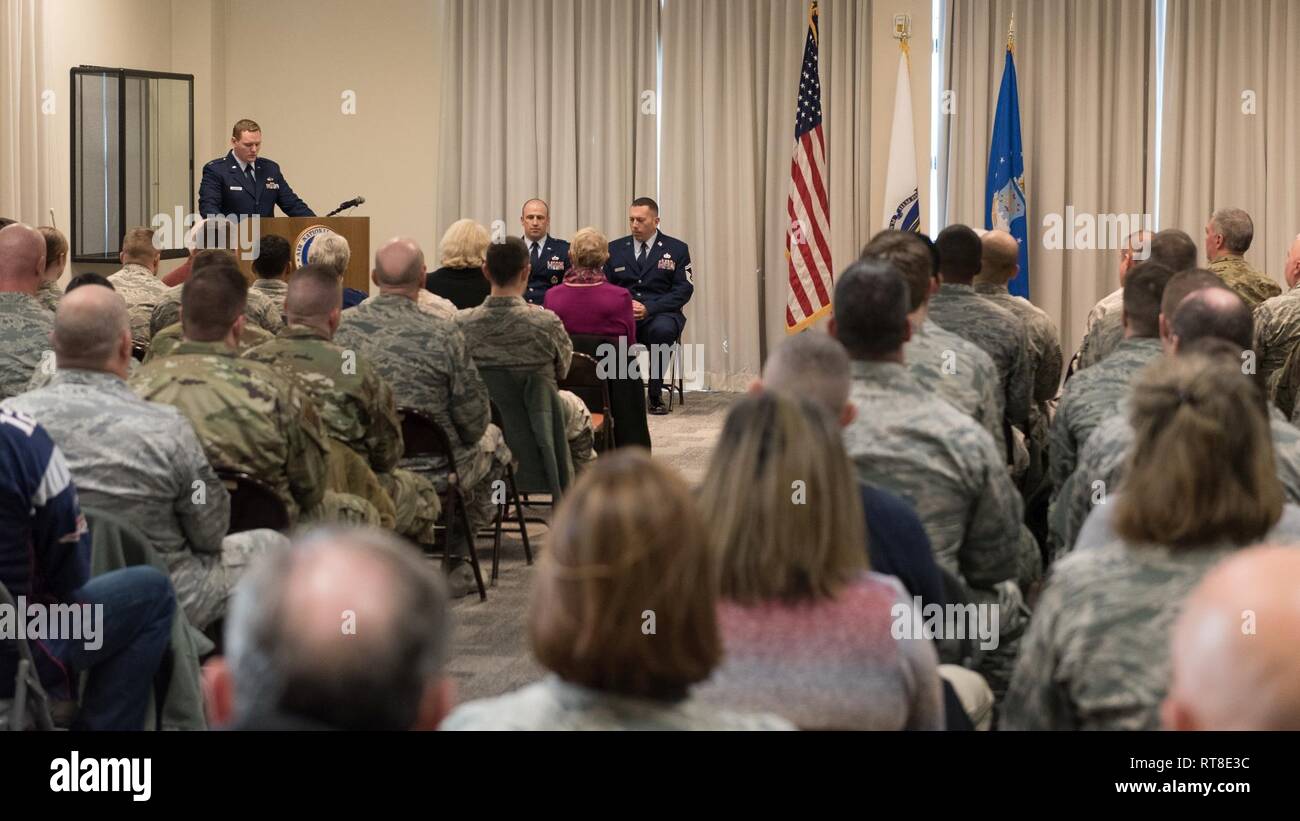 Senior Master Sgt. Shane McGuire of the 101st Intelligence Squadron was ...