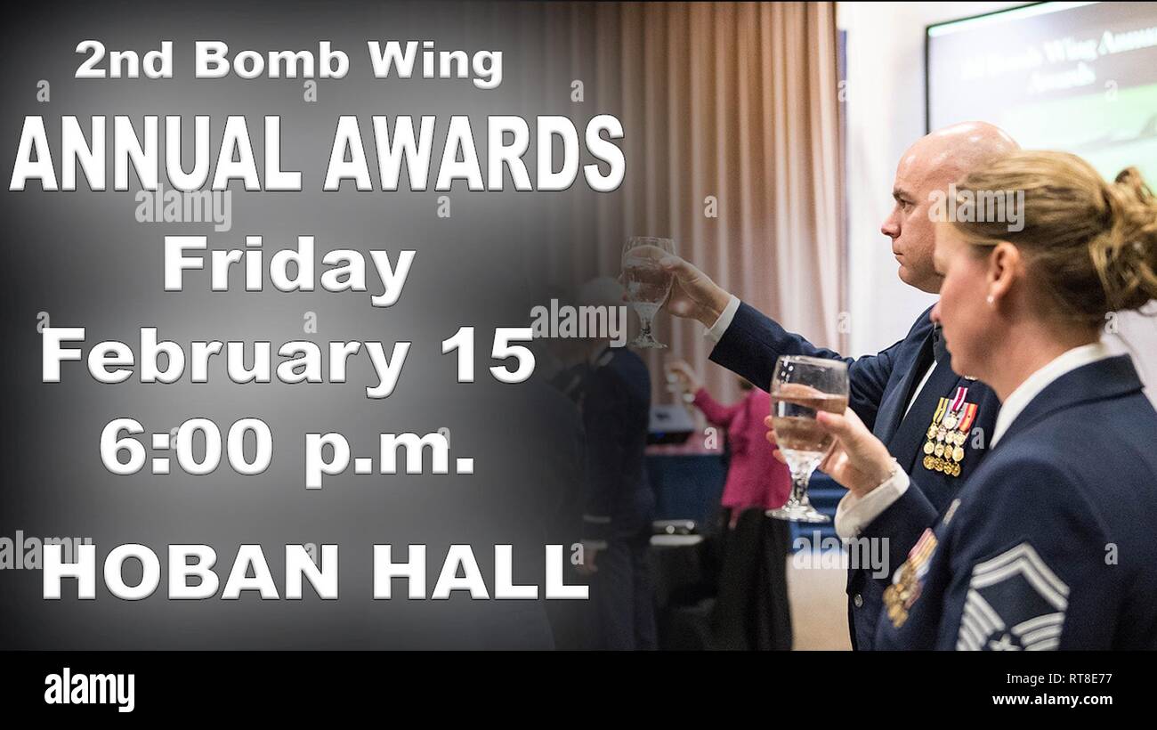 The 2nd Bomb Wing Annual Awards ceremony will be at Hoban Hall Friday ...