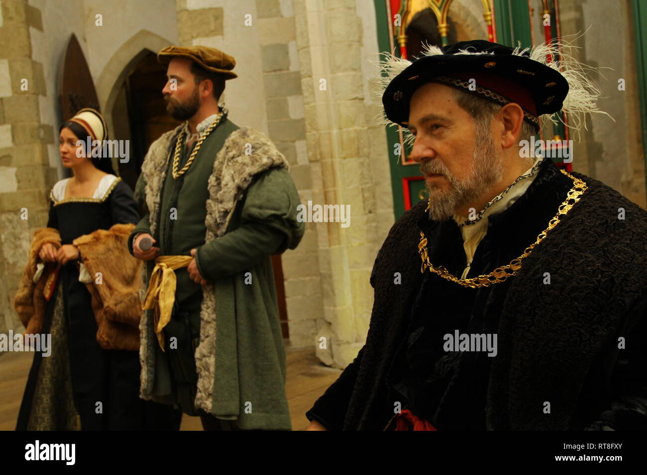 Anne Boleyn and Tudor friends dance together at The Tower of London ...