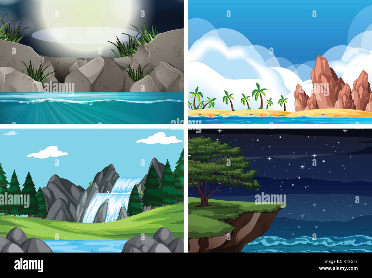 Different scene Stock Vector Images - Alamy