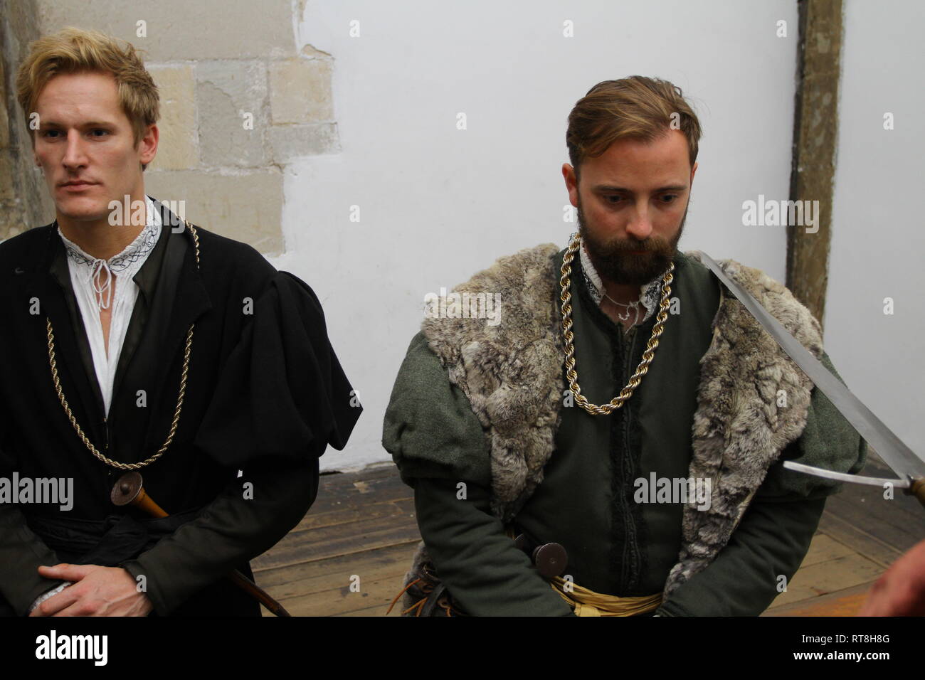 Being knighted with sword hi-res stock photography and images - Alamy