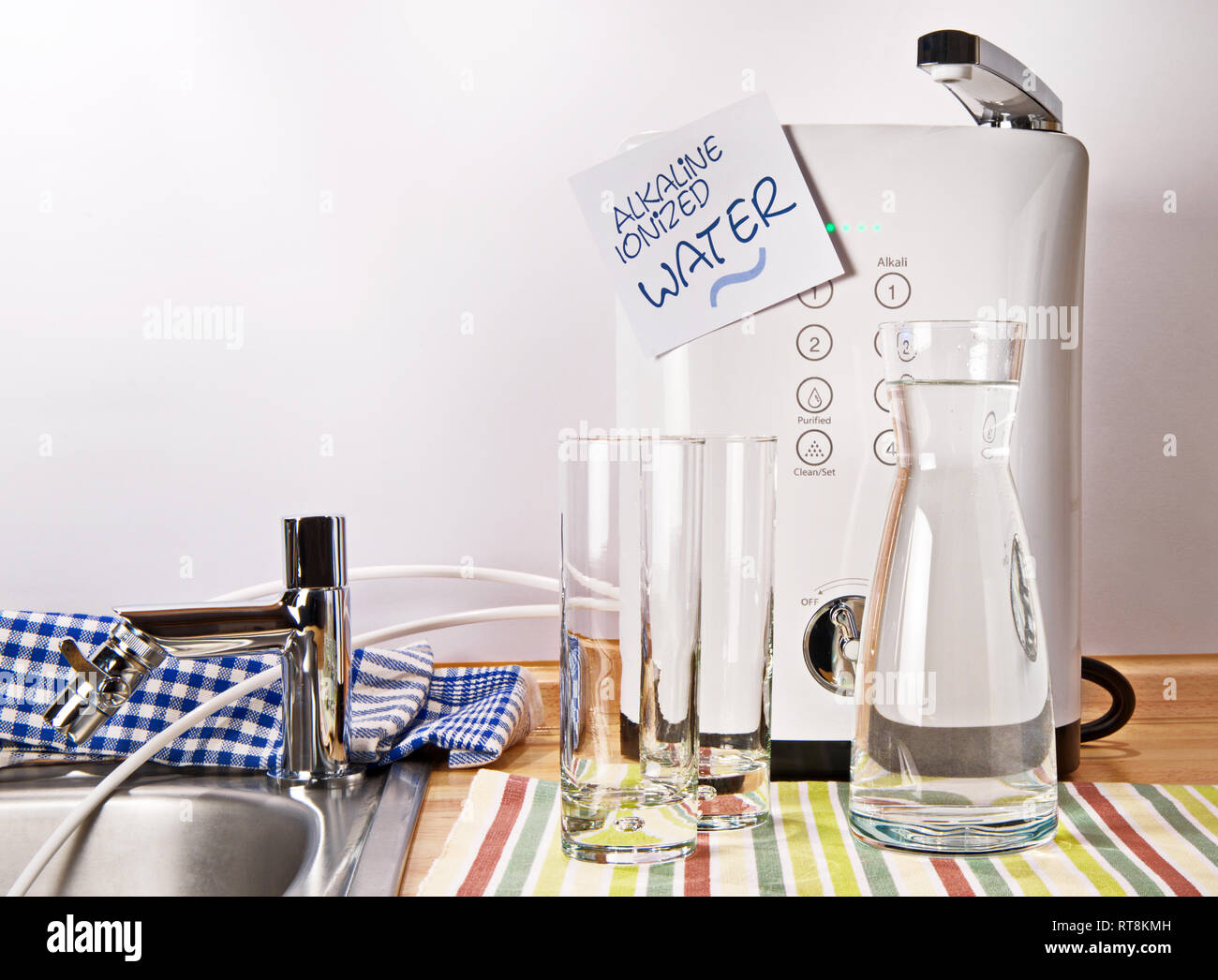 Alkaline Ionized Water at Home Stock Photo - Alamy