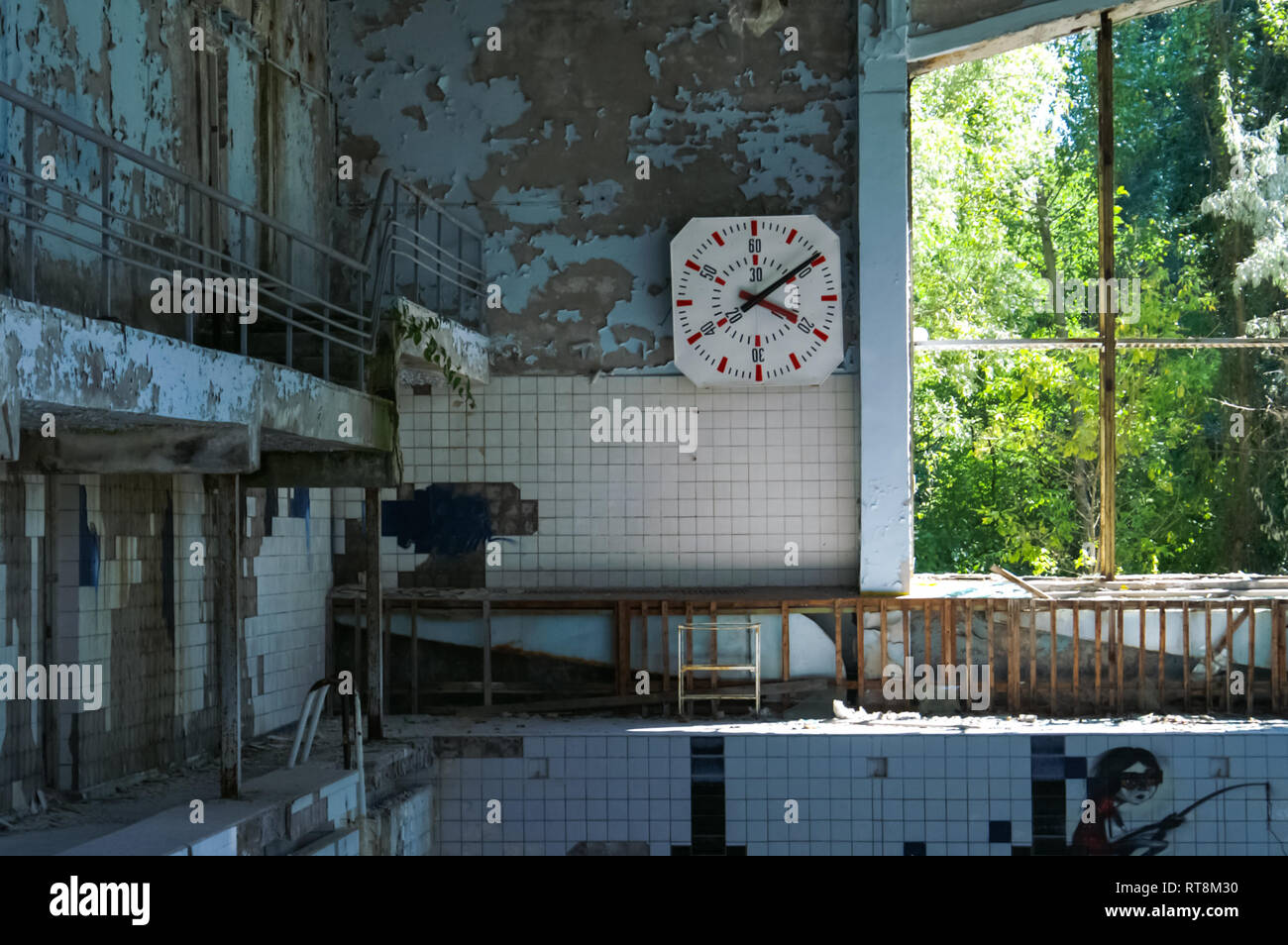 Pripyat, the exclusion zone of the Chernobyl disaster Stock Photo - Alamy