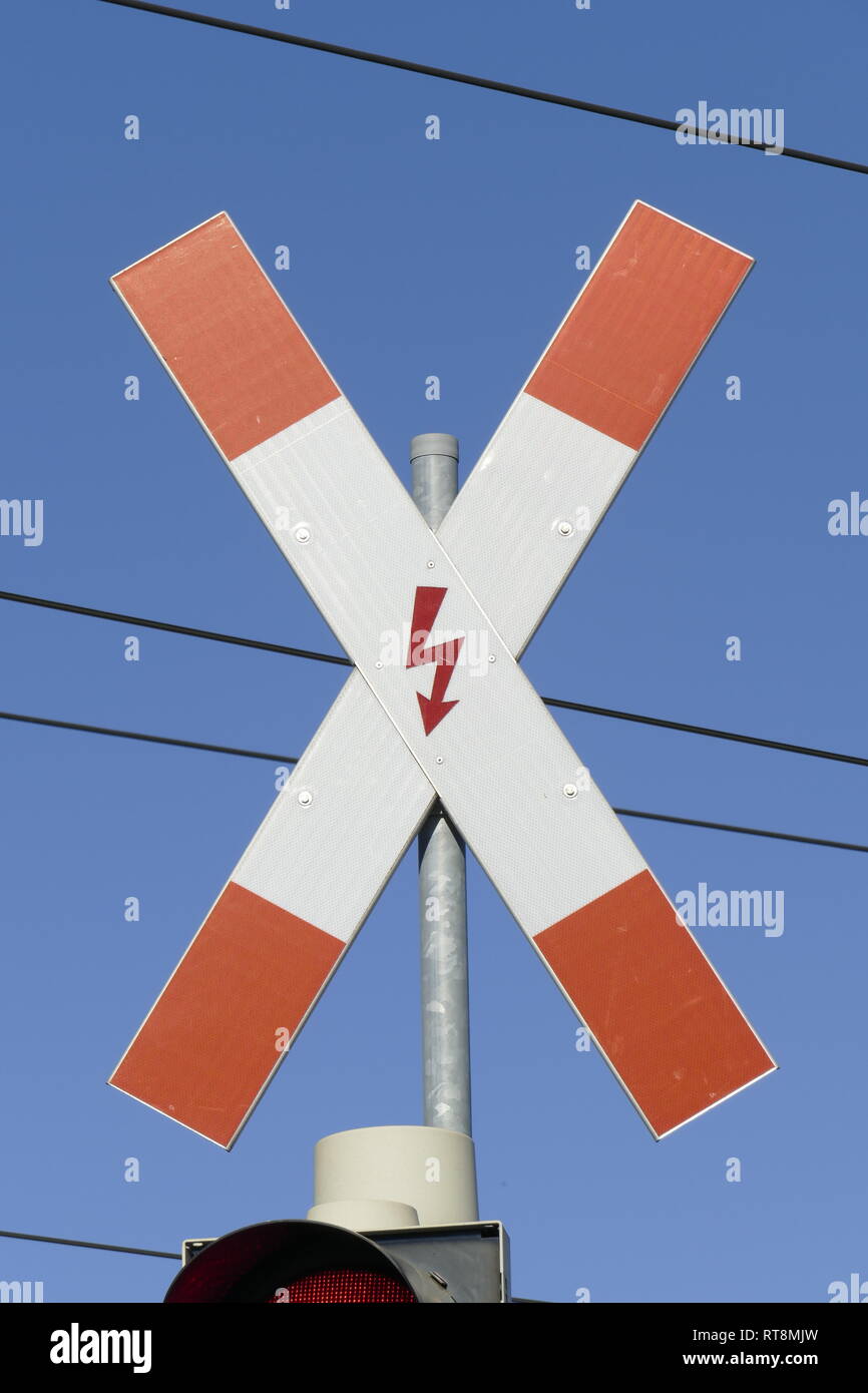 Traffic sign st andrews cross hi-res stock photography and images - Alamy