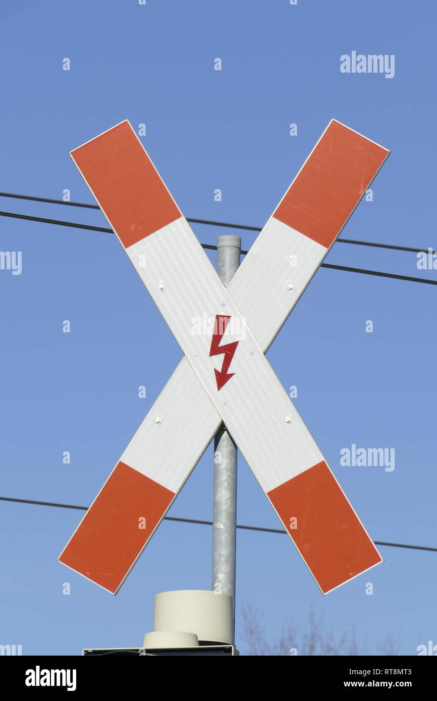 Traffic sign st andrews cross hi-res stock photography and images - Alamy