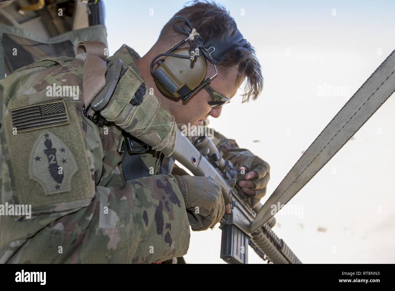 U.S. Army Spc. Steven Beck, an infantryman assigned to Headquarters ...