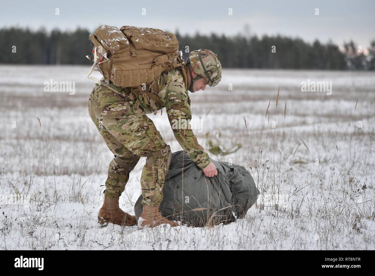 The commander of 4th Battalion, 319th Field Artillery Regiment, 173rd ...