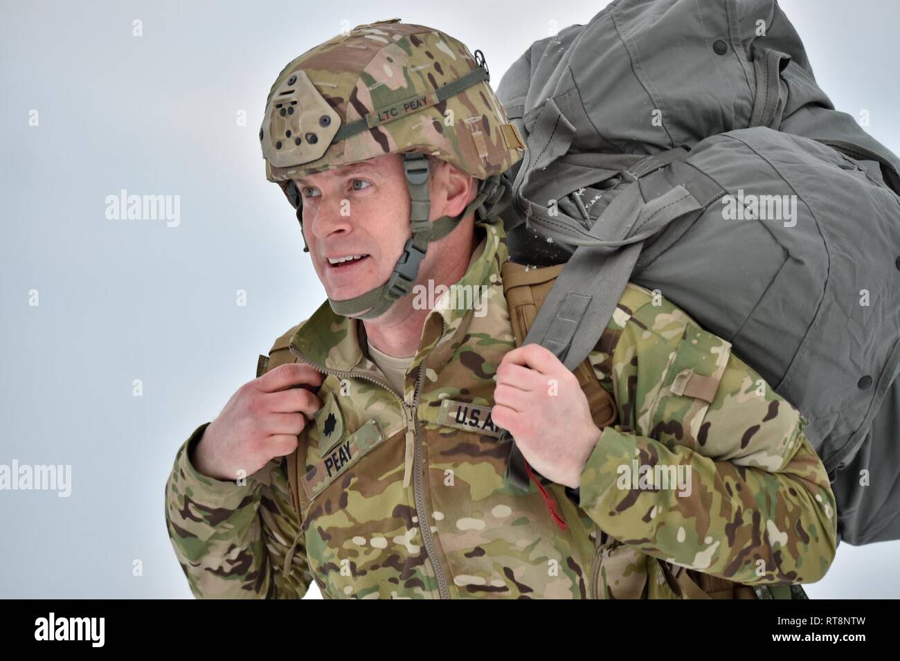 The commander of 4th Battalion, 319th Field Artillery Regiment, 173rd ...