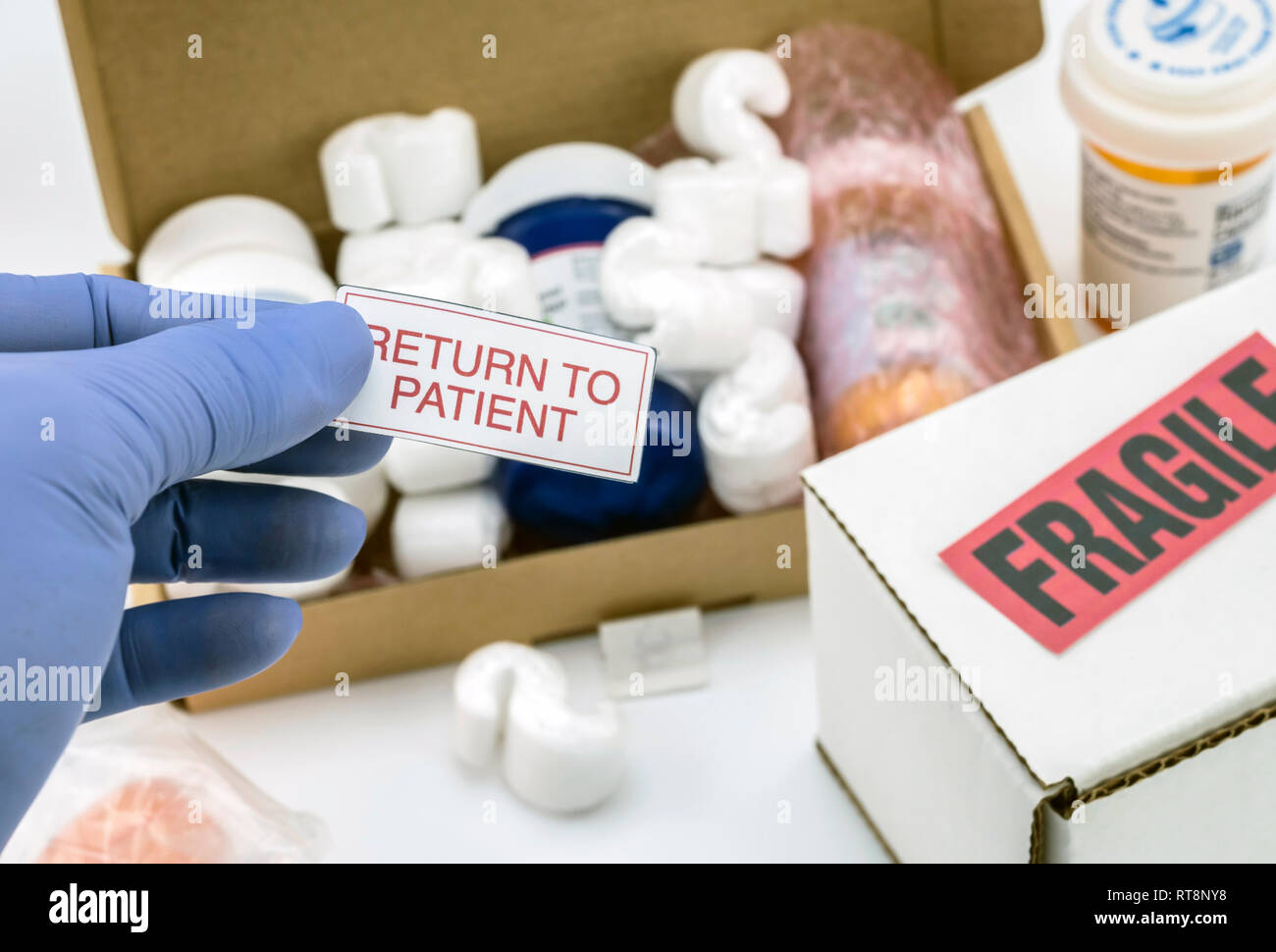Medication label hi-res stock photography and images - Alamy
