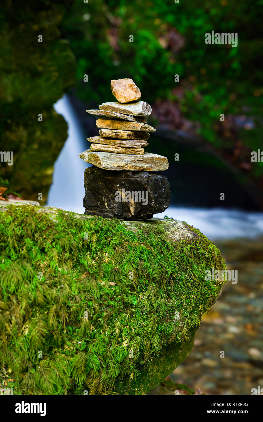 St Nectans Glen and waterfall is a stones throw from Tintagel in ...