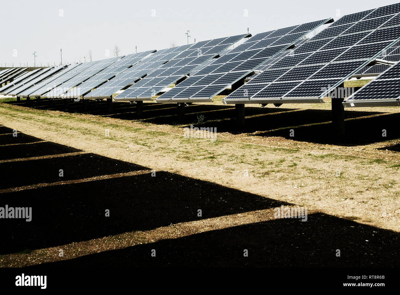 Photovoltaic plant, solar energy Stock Photo - Alamy