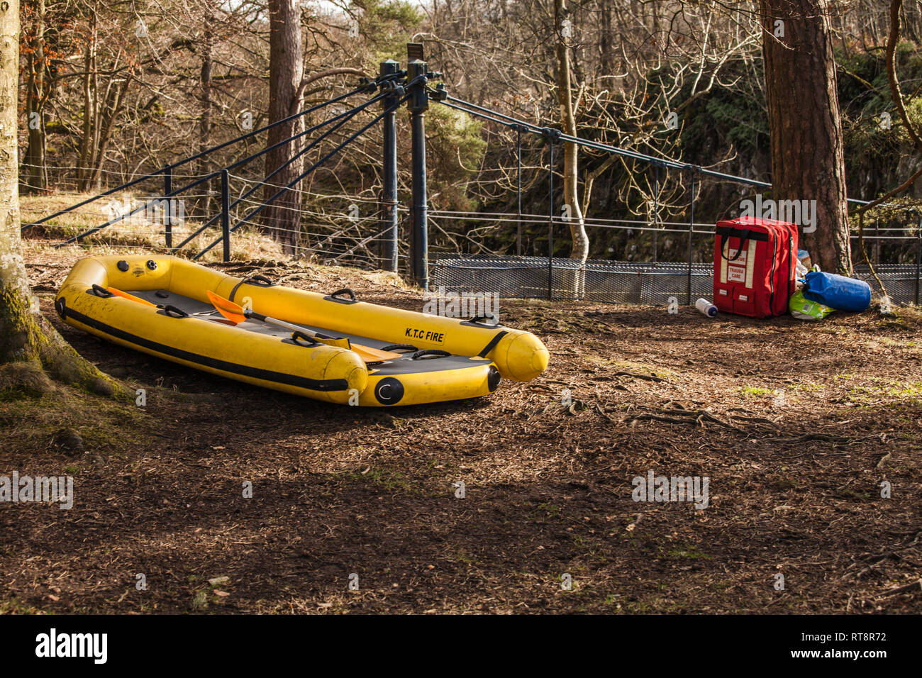 Equipment used by Durham and Darlington Fire and Rescue teams on a ...