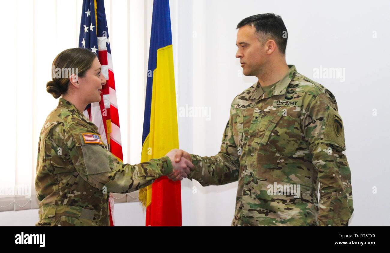 U.S. Army Brig. Gen. Sean Bernabe, the U.S. Army Europe G3 ...