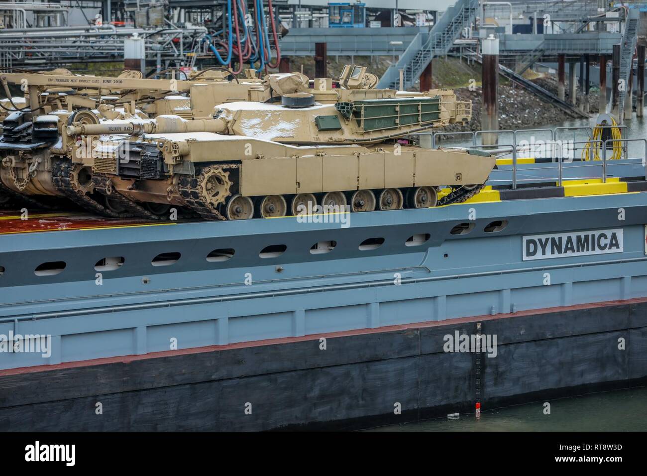 Armored vehicles from 1st Armored Brigade Combat Team 1st Infantry ...