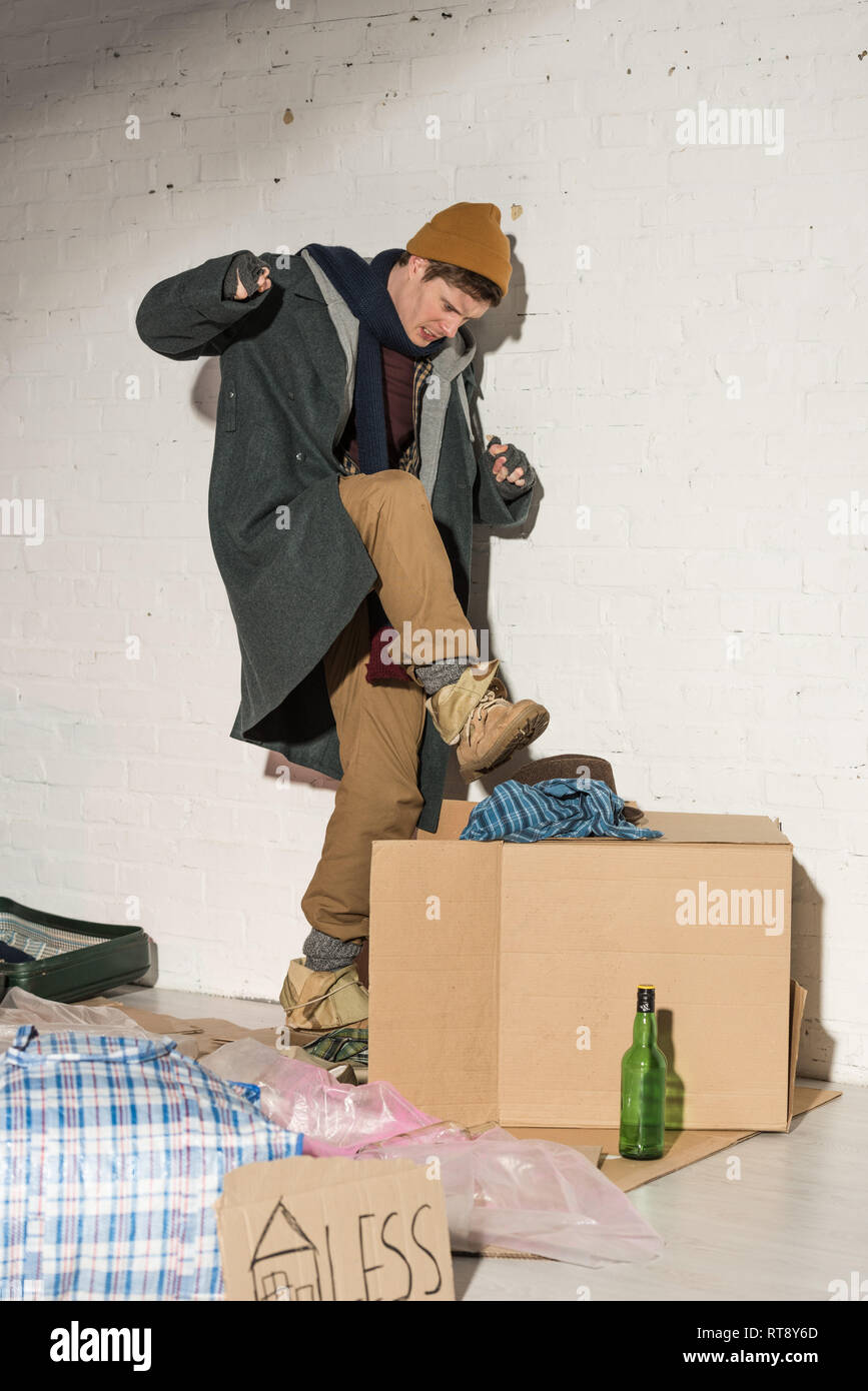 Cardboard Box Homeless Gif