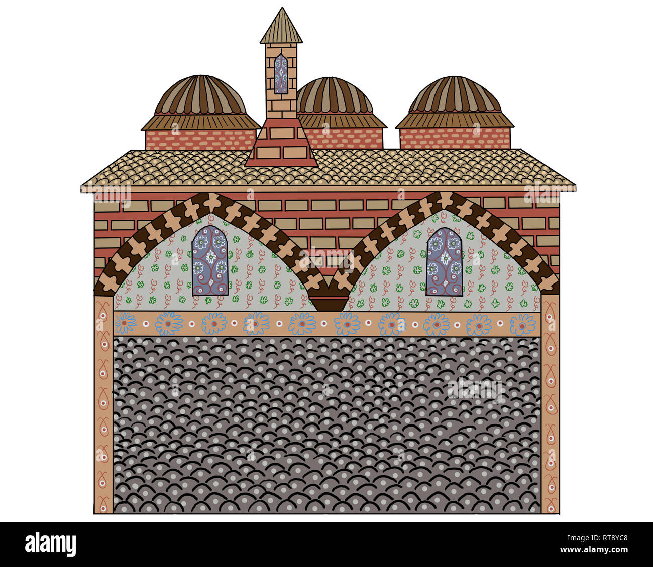 Turkish traditional miniature art Stock Photo - Alamy