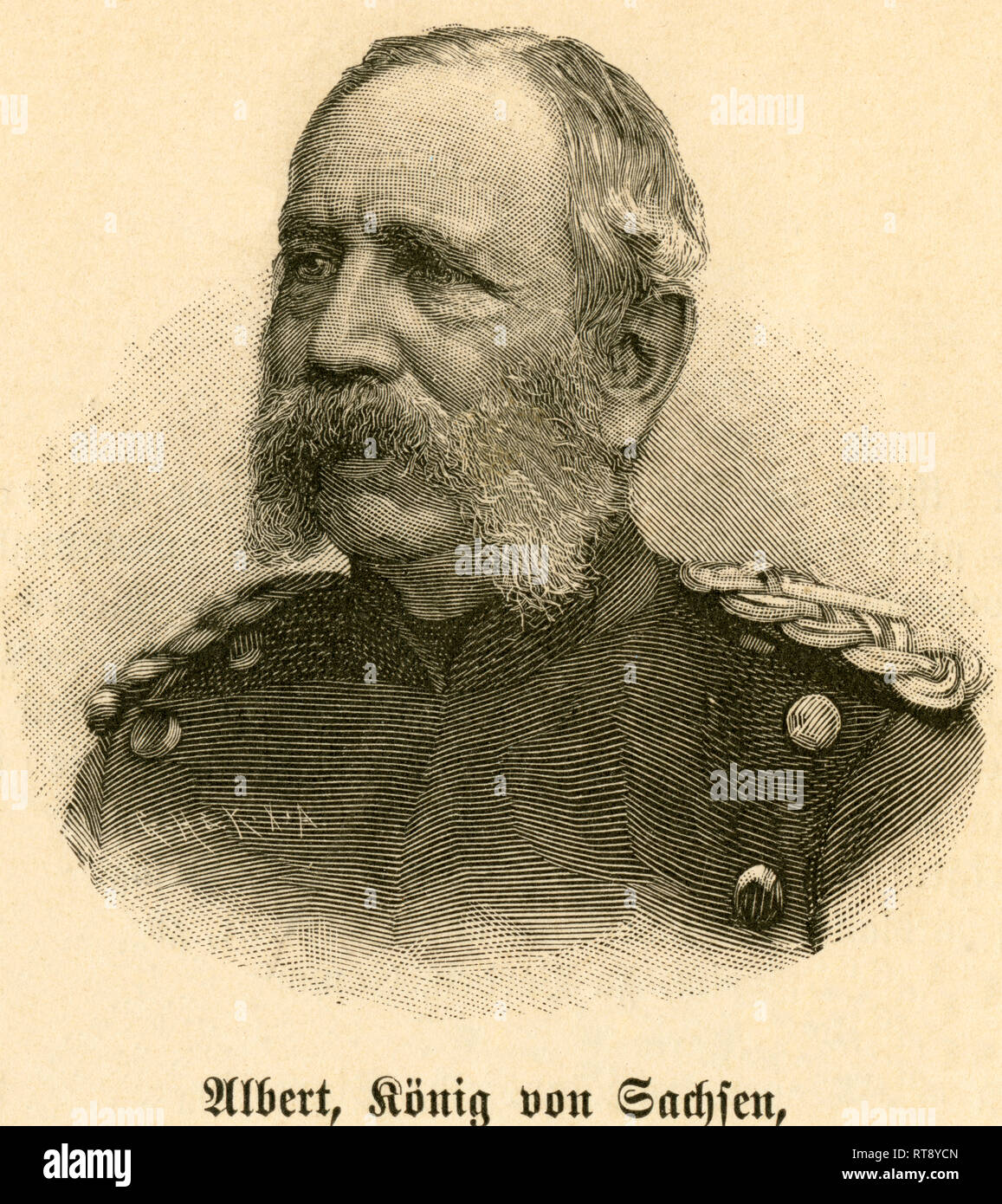 Albert of Saxony, portrait from: "Deutschlands Heerführer" (German ...