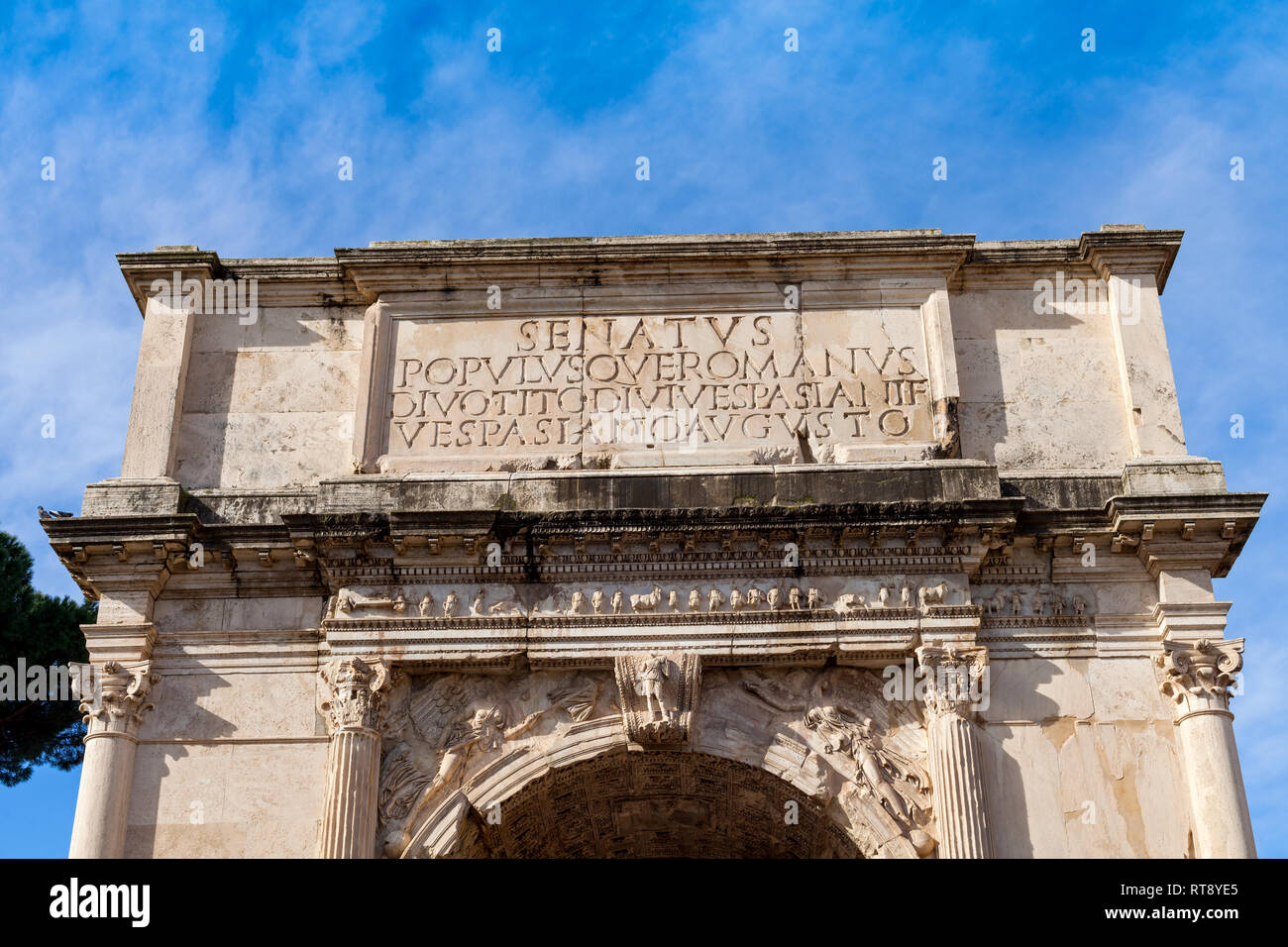 Beautiful picture of roman architecture in Rome, Italy - ruins of ...