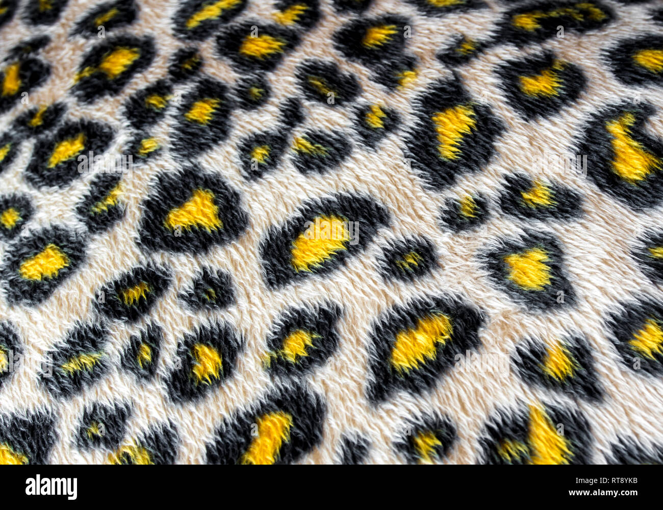 Leopard skin pattern leatherette fabric Stock Photo - Alamy