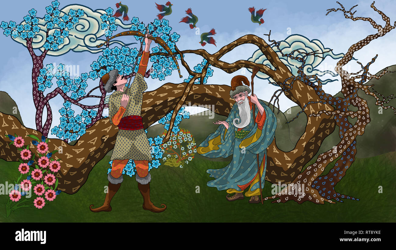 Turkish traditional miniature art Stock Photo - Alamy