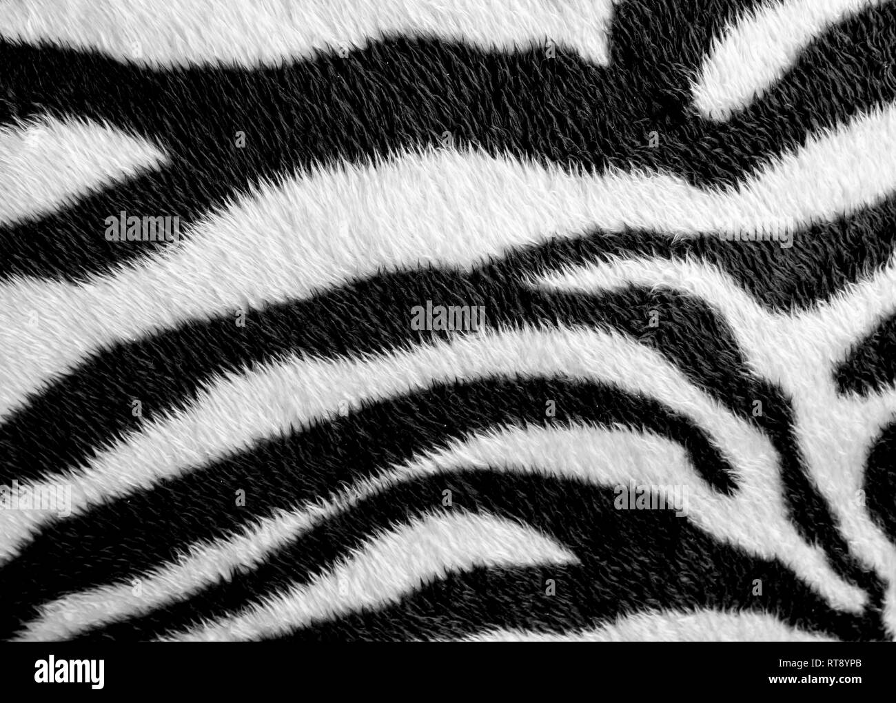 Zebra skin pattern leatherette fabric Stock Photo - Alamy
