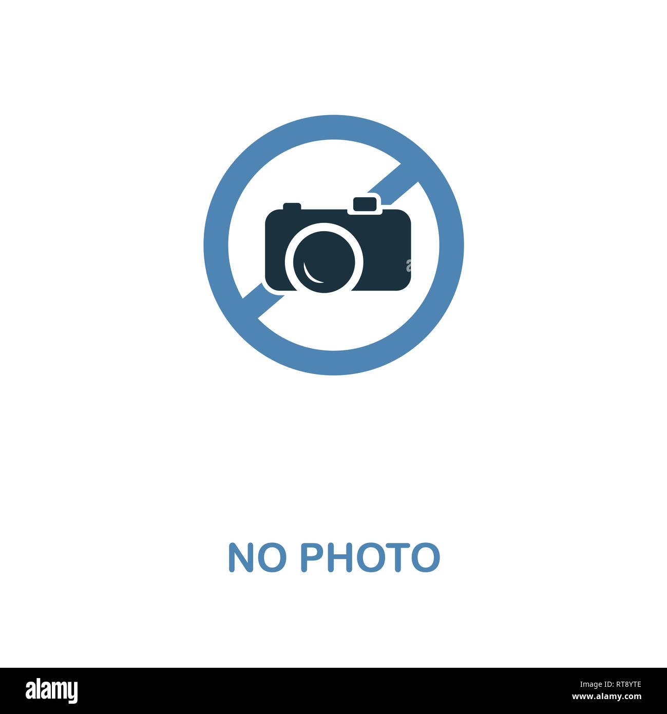 No Photo icon. Monochrome style design from shopping center sign ...