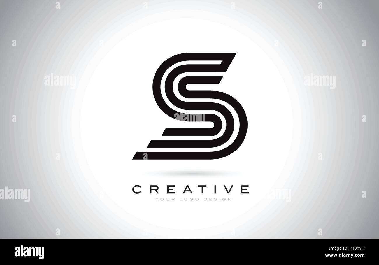 S Letter Monogram Logo Design. Modern S Icon With Creative Beautiful ...