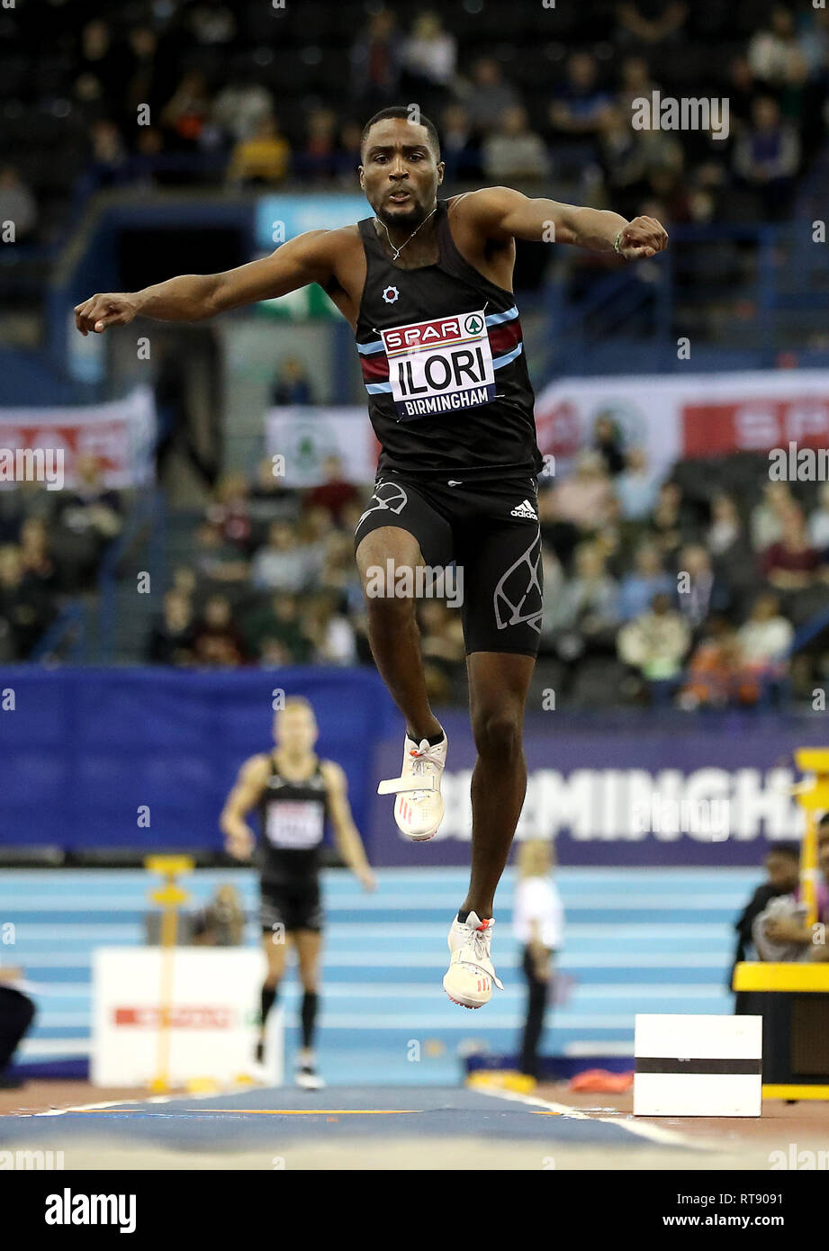 Jonathan Ilori during day one of the SPAR British Athletic Indoor ...